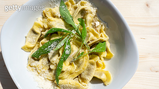 Casoncelli is a kind of ravioli, home made traditional food of the ...