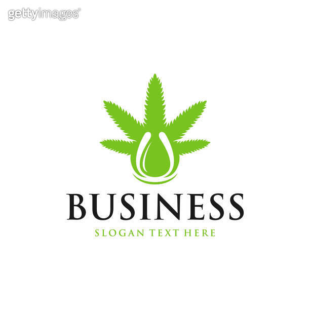 Cannabis Oil Vector Logo Design 이미지 (1319673652) - 게티이미지뱅크