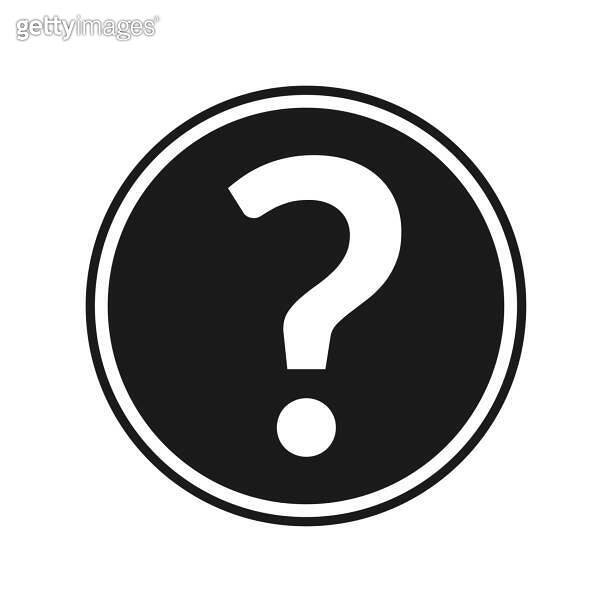 Question mark icon. FAQ circle button or sign. Vector illustration ...