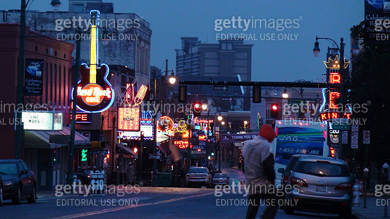 Memphis, Beale Street, Tennessee, USA, Shopping District, People ...