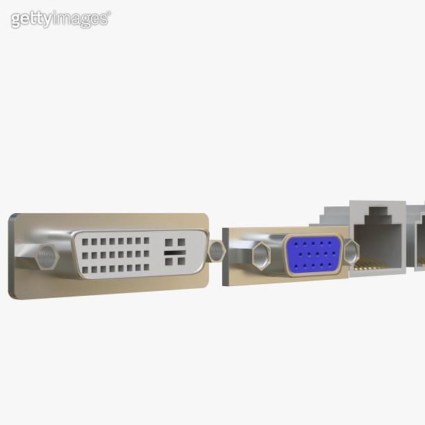 Computer ports sockets 이미지 (1328827947) - 게티이미지뱅크