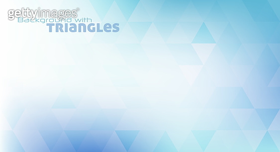 Subtle background with light bluish triangles. Minimal vector pattern ...