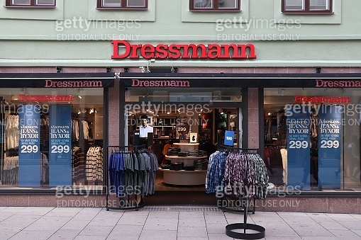 Sweden Dressmann clothes store (1314741622) - 게티이미지뱅크