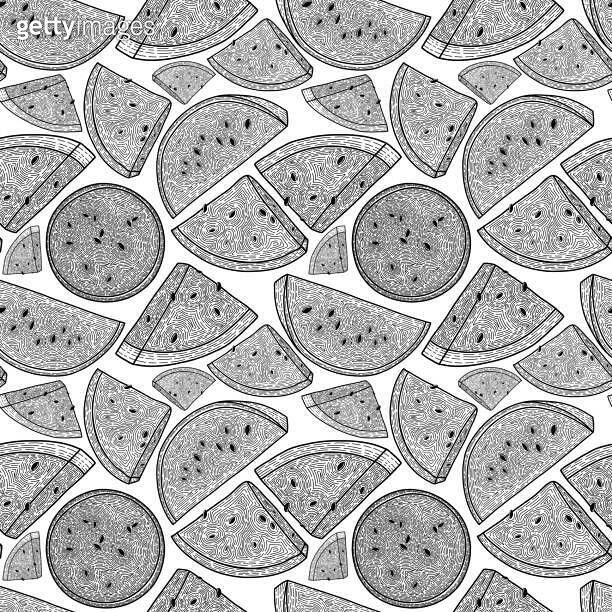 vector graphics watermelon,watermelon pattern without background ...