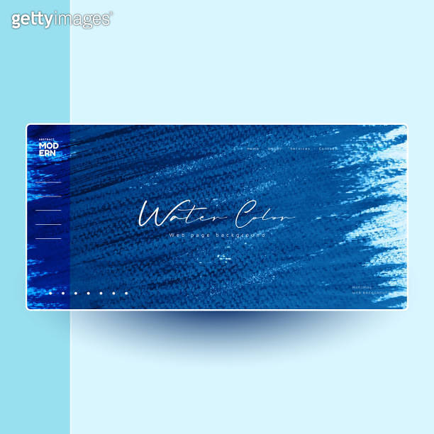 Abstract blue dreamy background for web hero banner 이미지 (1315126841 ...