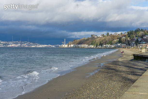 Alki Beach In Winter 2 이미지 (1304396977) - 게티이미지뱅크