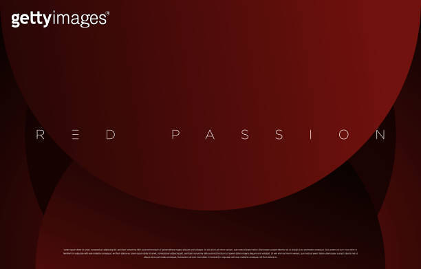 Red Passion abstract geometric background design. 이미지 (1307812518) - 게티 ...
