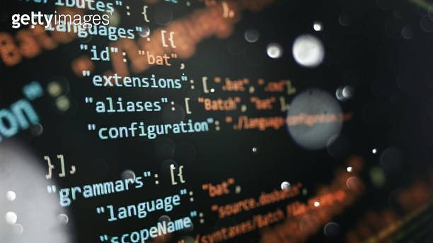 SEO optimization. Modern tech. PHP syntax highlighted. Writing ...