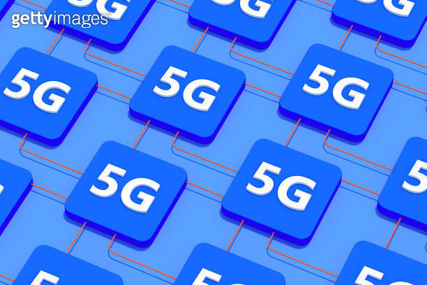 5G Connections, Blockchain, Big Data Transmissions 이미지 (1315991389 ...