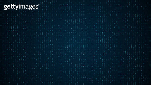 Binary code abstract technology background. Global network 이미지 (1321018937) - 게티이미지뱅크