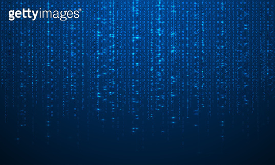 Binary code abstract technology background. Global network 이미지 (1305987399) - 게티이미지뱅크