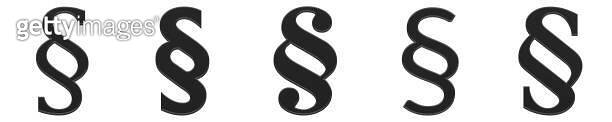 Paragraph article section clause § sign black symbols legal justice law ...