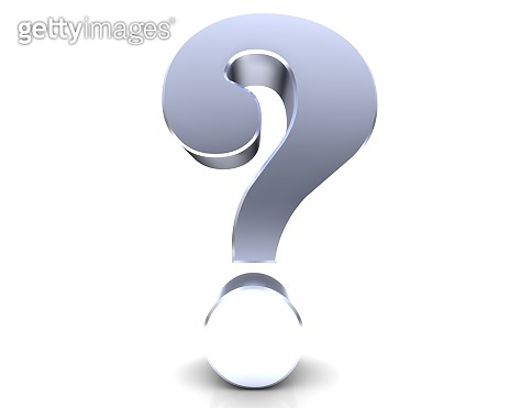 Question mark silver interrogation point sign query symbol help advice ...