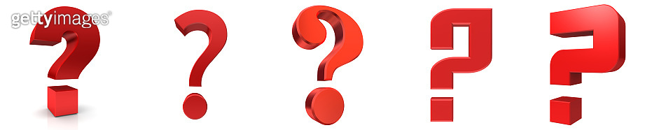 Question marks red interrogation points asking queries sign symbol icon ...