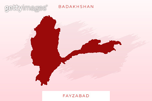 National map of Badakhshan, Badakhshan map, Badakhshan vector map ...