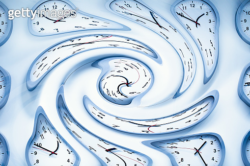 Space and Times, Clock time twisted distortion for Spacetime warp ...