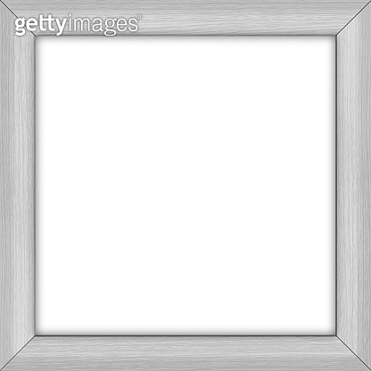 Illustration of a gray brown square wooden frame 이미지 (1350355823) - 게티이미지뱅크