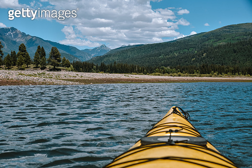 Kayaking on Vallecito Reservoir in Durango Colorado 이미지 (1354933861 ...