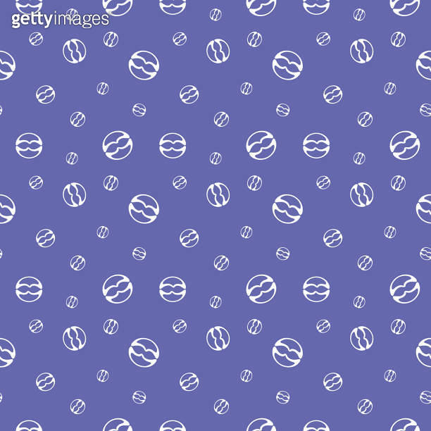 A seamless repeat pattern of white colored abstract circle design in ...