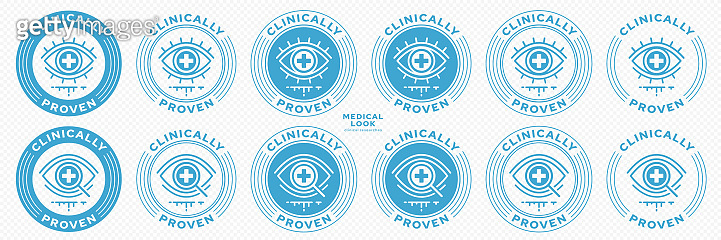 Concept Dies for Product Packaging - Clinically Proven. Medical eye ...