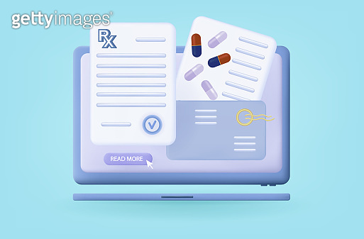 3d prescription rx. Doctor's recipe by email. Appointment of treatment ...