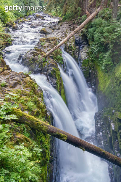 Sol Duc Falls in the Unique Scenery of the Sol Duc River Valley in the ...