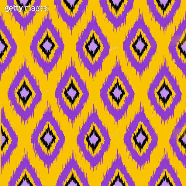Thai fabric pattern. Yellow and purple tone. Pattern for Thai style ...