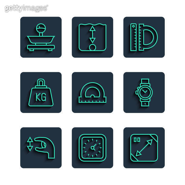 Set line Approximate measurements, Clock, Diagonal measuring ...