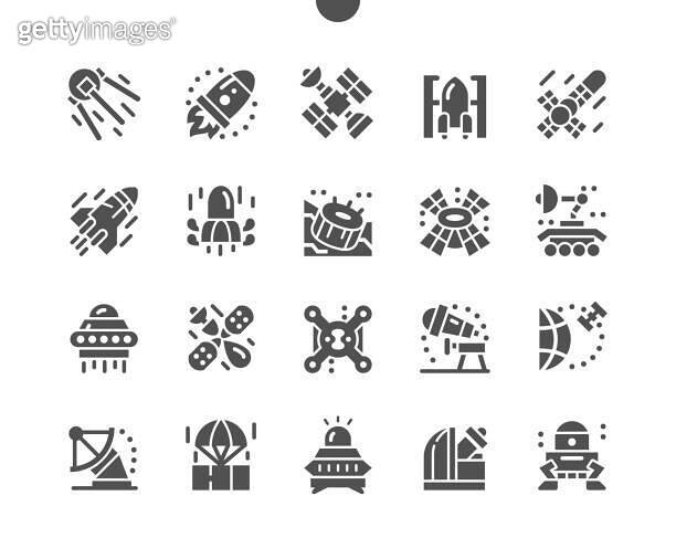 Spacecraft. Space satellite. Moon rover. Navigation, science, spaceship ...