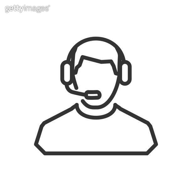 Customer Service Avatar Icon. Customer service icon, call center icon ...