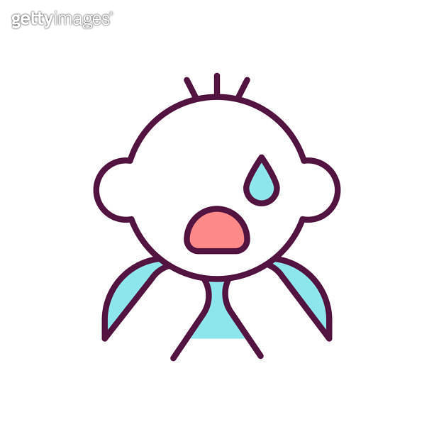 Child choking hazard RGB color icon 이미지 (1296516486) - 게티이미지뱅크