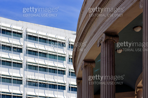 Civic Center Park, Denver's main square - Colonnade of Civic ...