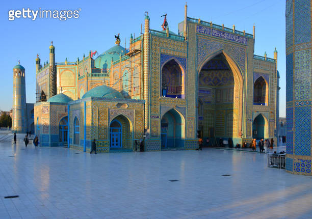 Shrine of Ali (Hazrat Ali Mazar) - 15th century, Mazar-i-Sharif, Balkh ...