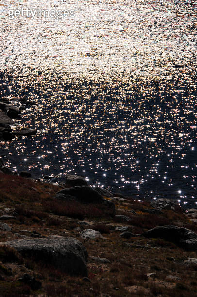 Summit Lake - scintillating water and lakeshore, Mount Evans, Colorado ...