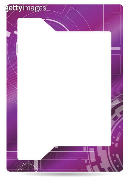 blue futuristic techno abstract background card frame template design ...