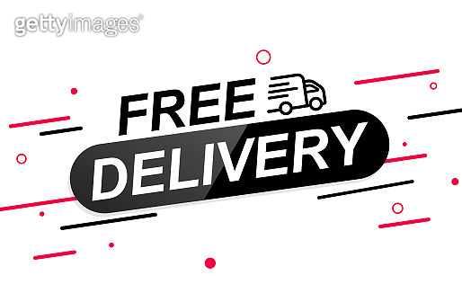 Free shipping. Banner design template for marketing. Special offer ...