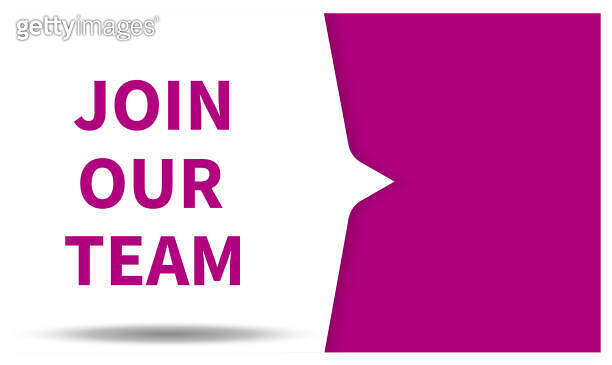 Join Our Team Vector Background. Trendy Bold Typography. Job Vacancy ...