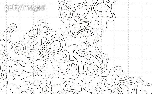 Topographic map abstract background. Outline cartography landscape ...
