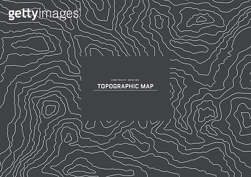 Topographic map abstract background. Outline cartography landscape ...