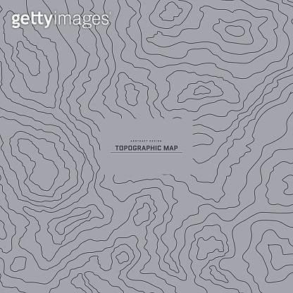 Topographic map abstract background. Outline cartography landscape ...