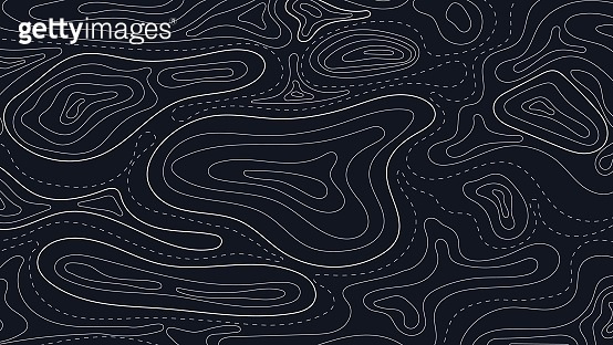 Topographic map abstract background. Outline cartography landscape ...