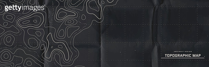 Topographic map abstract background. Outline cartography landscape ...