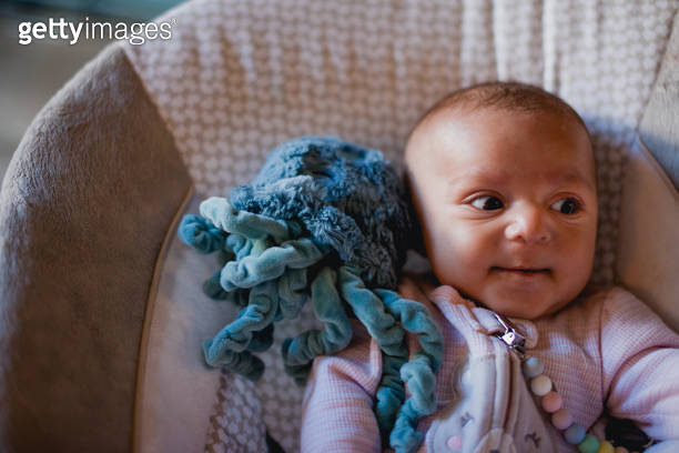 Beautiful Hispanic Baby Girl Portraits at Home 이미지 (1338082060) - 게티이미지뱅크