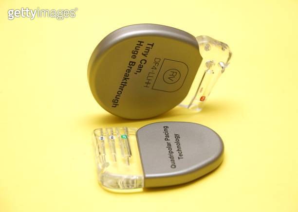 Cardiac re-synchronization therapy device with pacemaker (CRT-P) and a ...