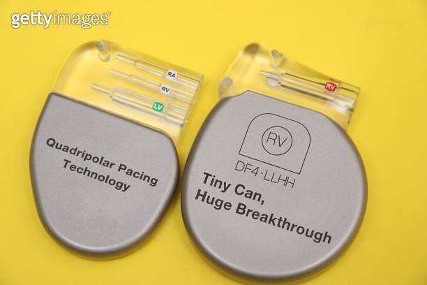 Cardiac re-synchronization therapy device with pacemaker (CRT-P) and a ...