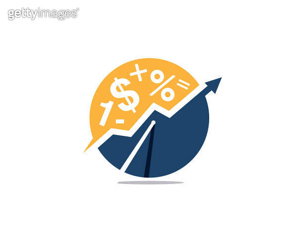 3d glossy sphere marketing agent graph presentation icon apps logo ...