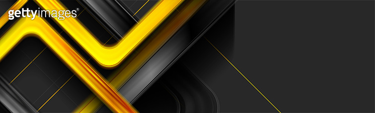 Black and yellow glossy squares abstract tech background 이미지 ...