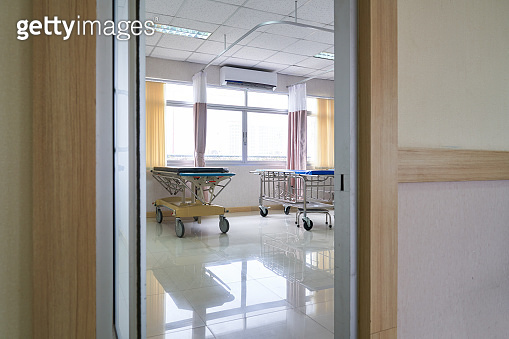 Empty emergency room in hospital , empty bed healthcare service 이미지 ...