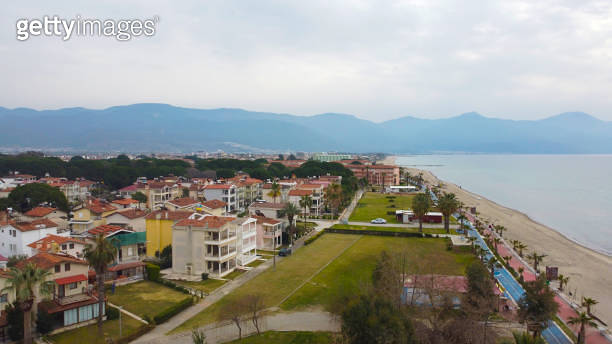 Aerial view of Kusadasi Davutlar Turkey 이미지 (1306183794) - 게티이미지뱅크
