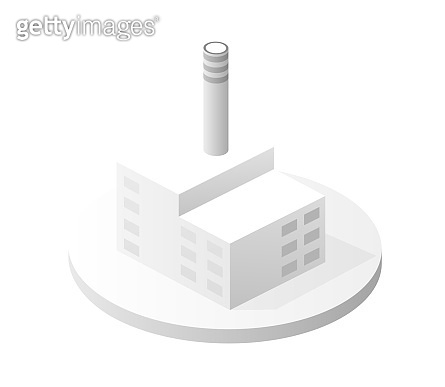 White building icon smart building home architecture (1321540714) 일러스트 ...
